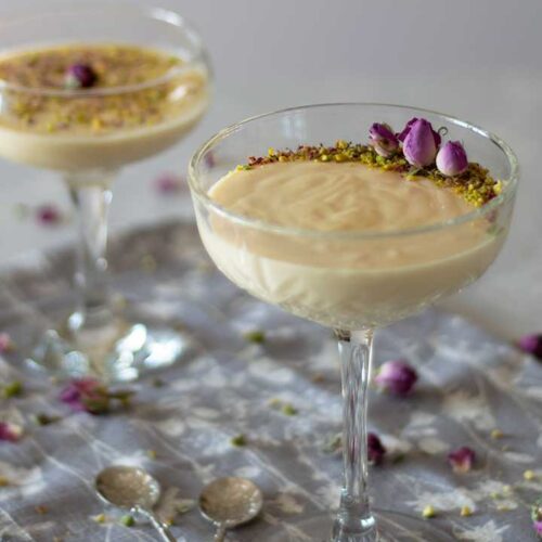Pandan Mahalabia (with Gula Melaka and Coconut)