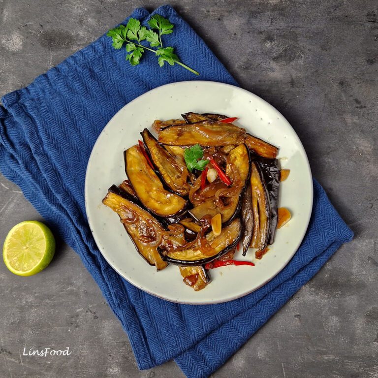 Soy Limang Terung (Eggplants with Lime and Soy Sauce)