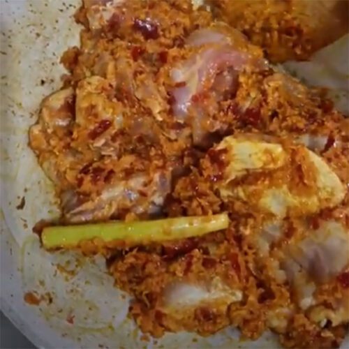 Ayam Limau Purut (Chicken with Kaffir Lime Leaves)