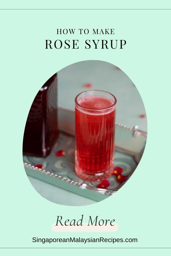Easy Rose Syrup with 4 Ingredients